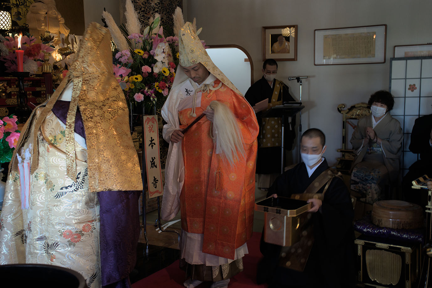 日蓮宗新聞社 : 愛知名古屋 名古屋市本覚寺で法燈継承式